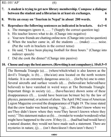 SEE Final Exam Papers (2079) With Answer Sheet | NEB Board Exam 2079 ...